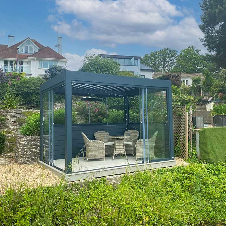B200 Pergola Installation Overlooking Parkstone Golf Club