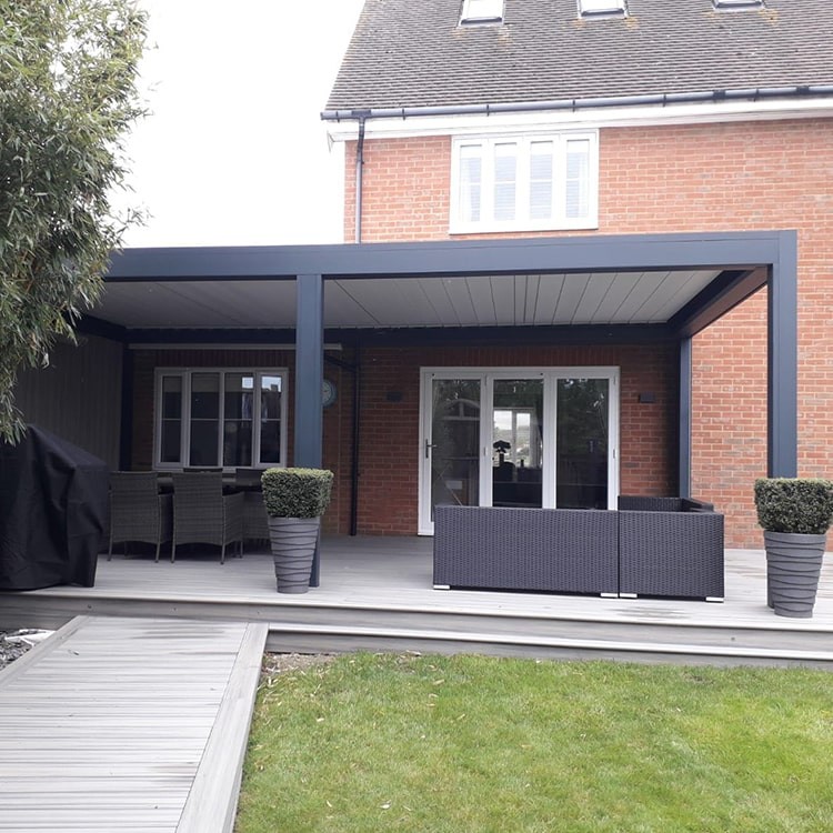 B200 Terrace Roof Installation in London | Terrace Cover